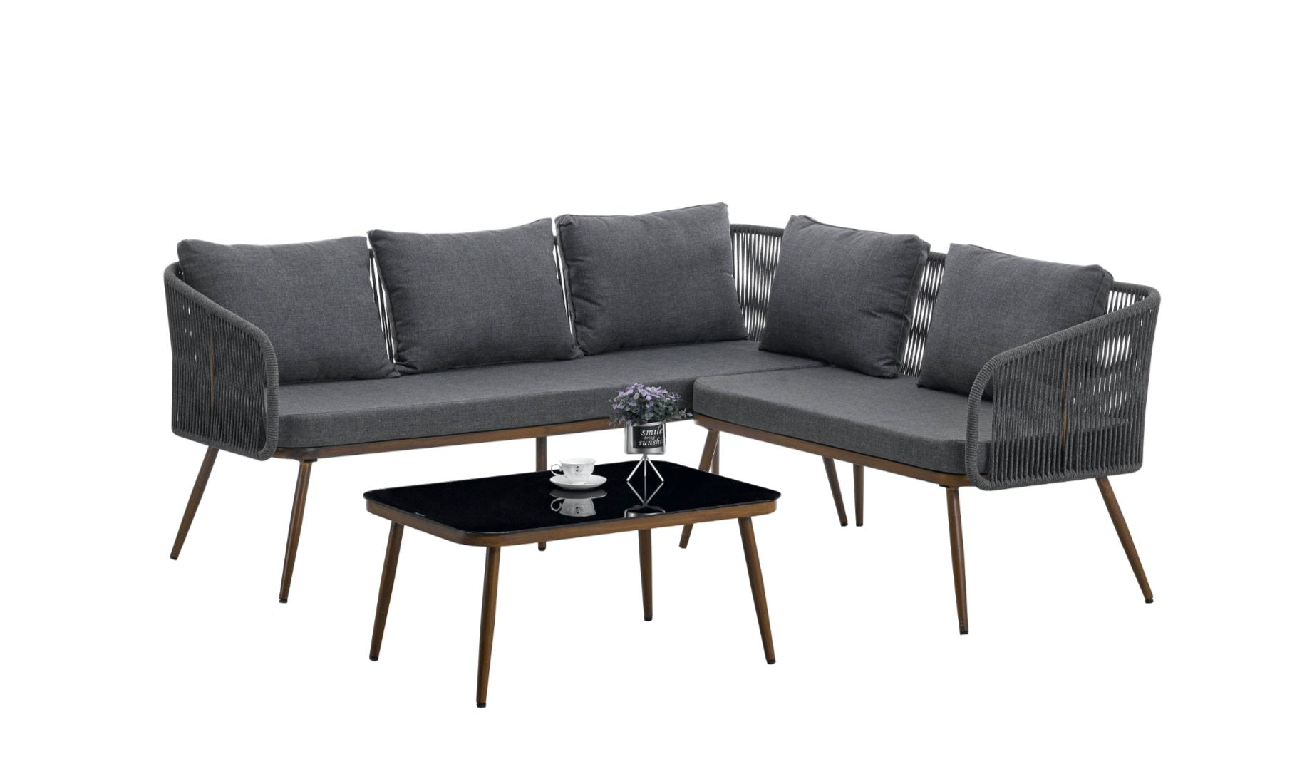 Outdoor corner suite store