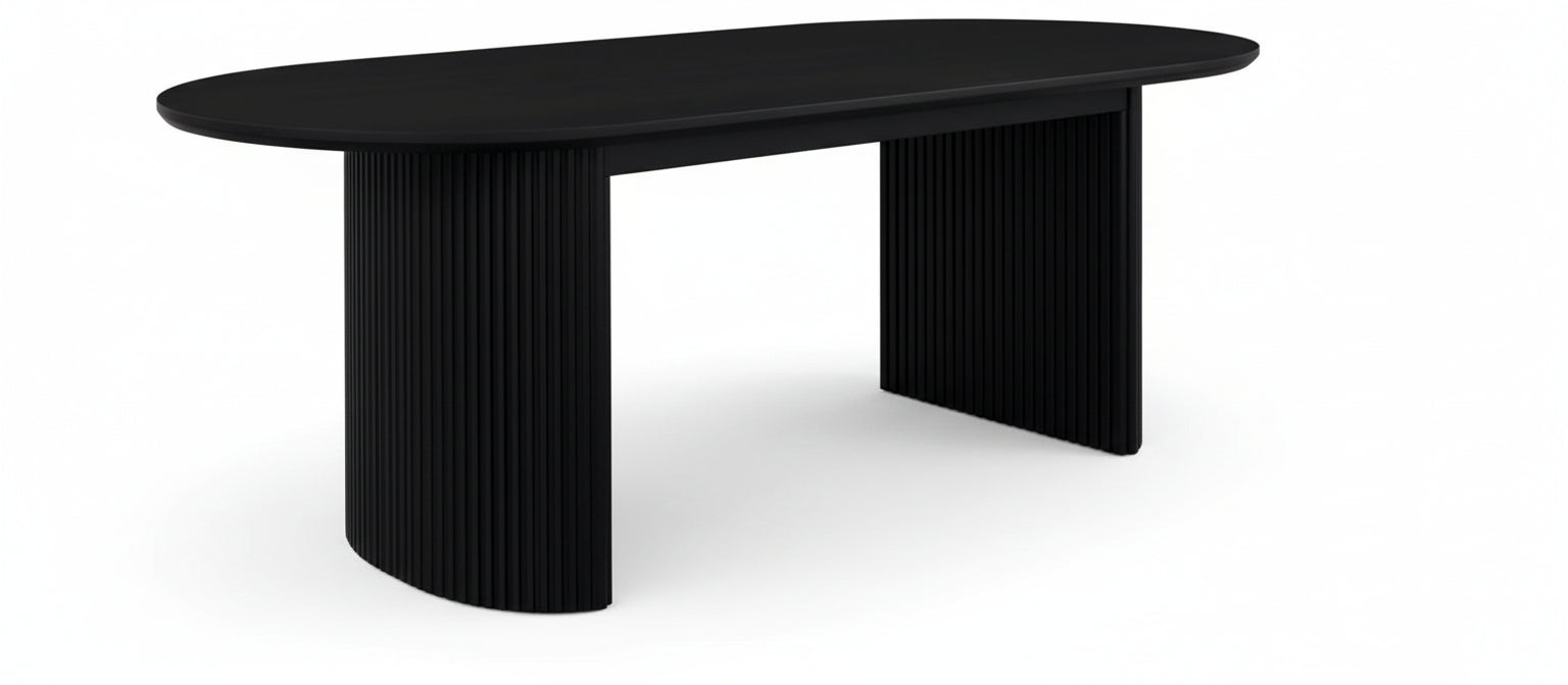 Jasper Dining Table - Black - Lifestyle Furniture