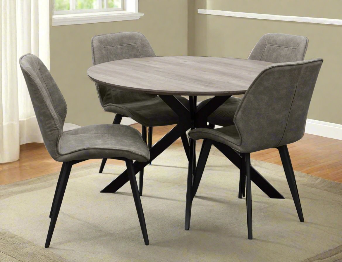 Tex Round Table 5 Piece Dining Set - Lifestyle Furniture